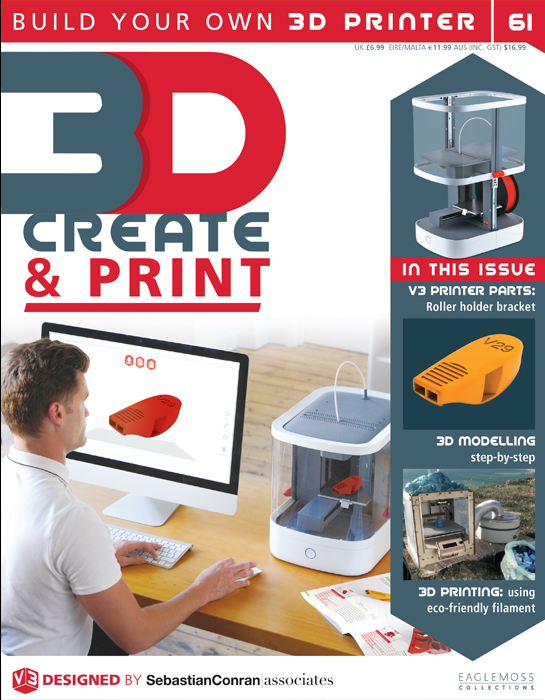 3D CREATE PRINT Build up 3D Printer Magazine Design Layout 3D CREATE PRINT Build up 3D Printer Magazine Design Layout